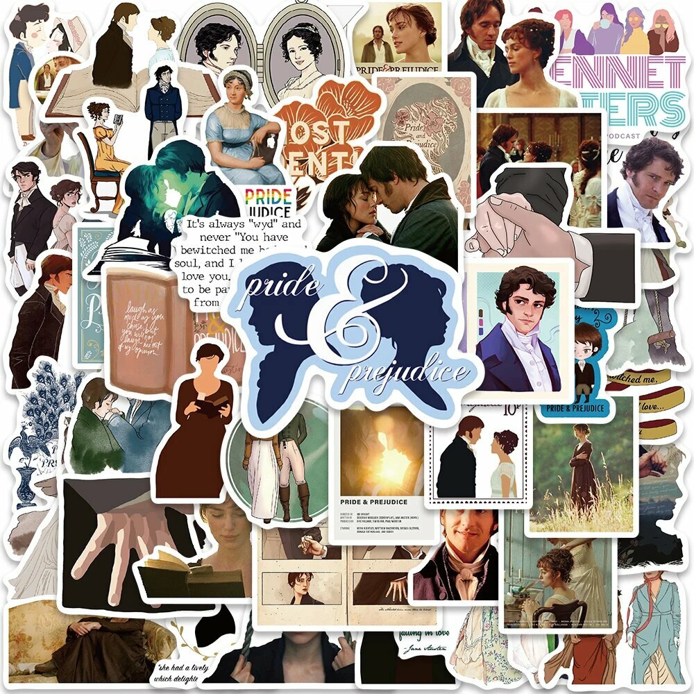 Наклейки jinhua vsco Pride and Prejudice 10 PCS