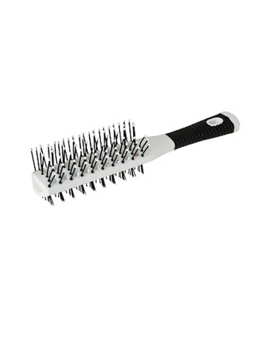 Щётка Comair, для укладки волос, туннельная, ABS-пластик, белая