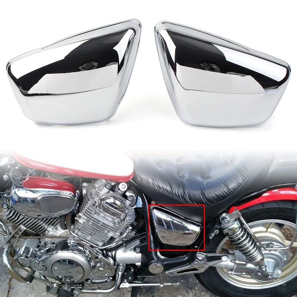 Боковая панель аккумулятора для мотоцикла Yamaha XV 700 750 1000 1100 Virago 1984-вверх, Chrome