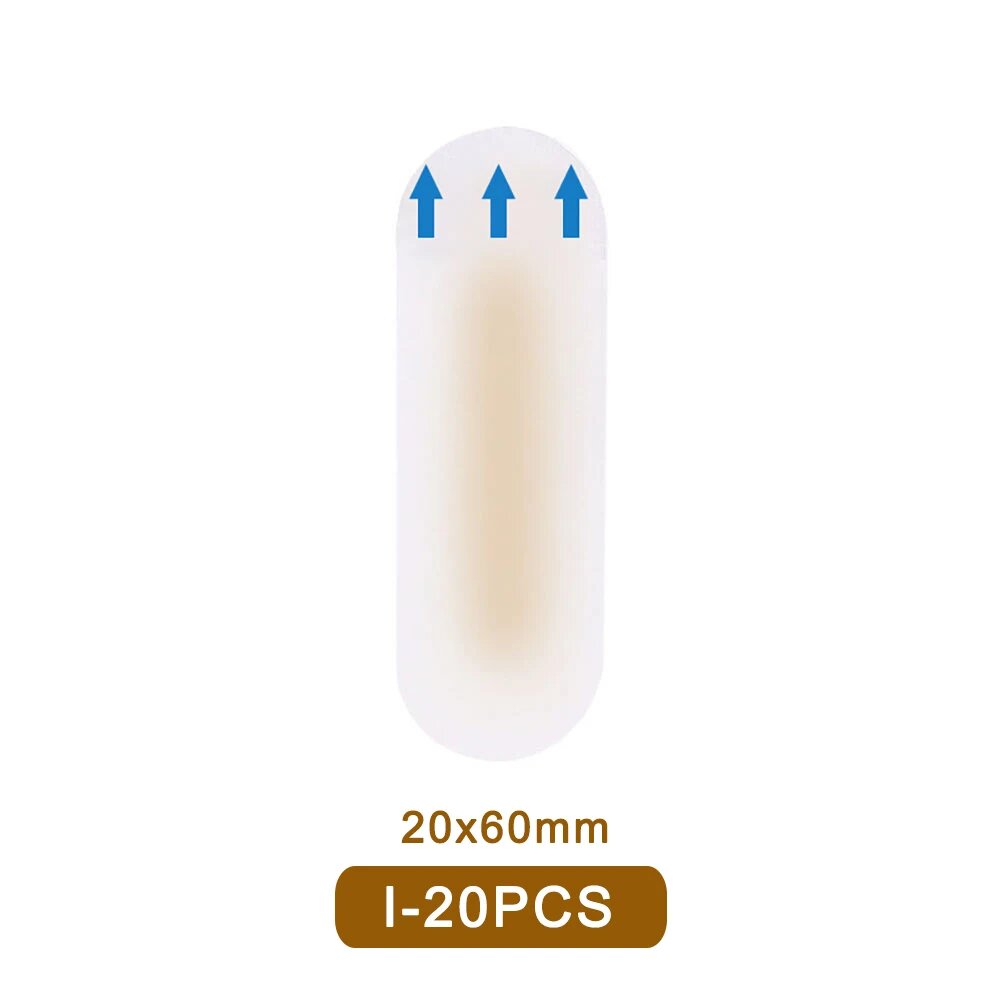 Гидроколлоидные пластыри для ног 20/10 шт. I-20pcs-20x60mm