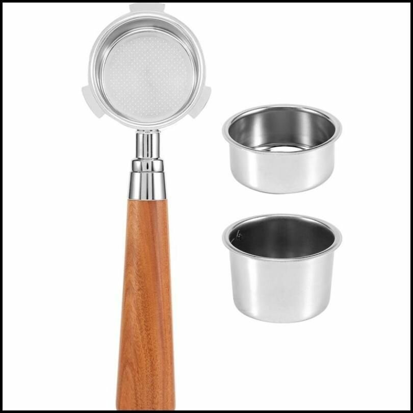 Эспрессо Delonghi EC685 EC680 Портафильтр без дна с чашей для порошка кофе 51 мм 2 шт.