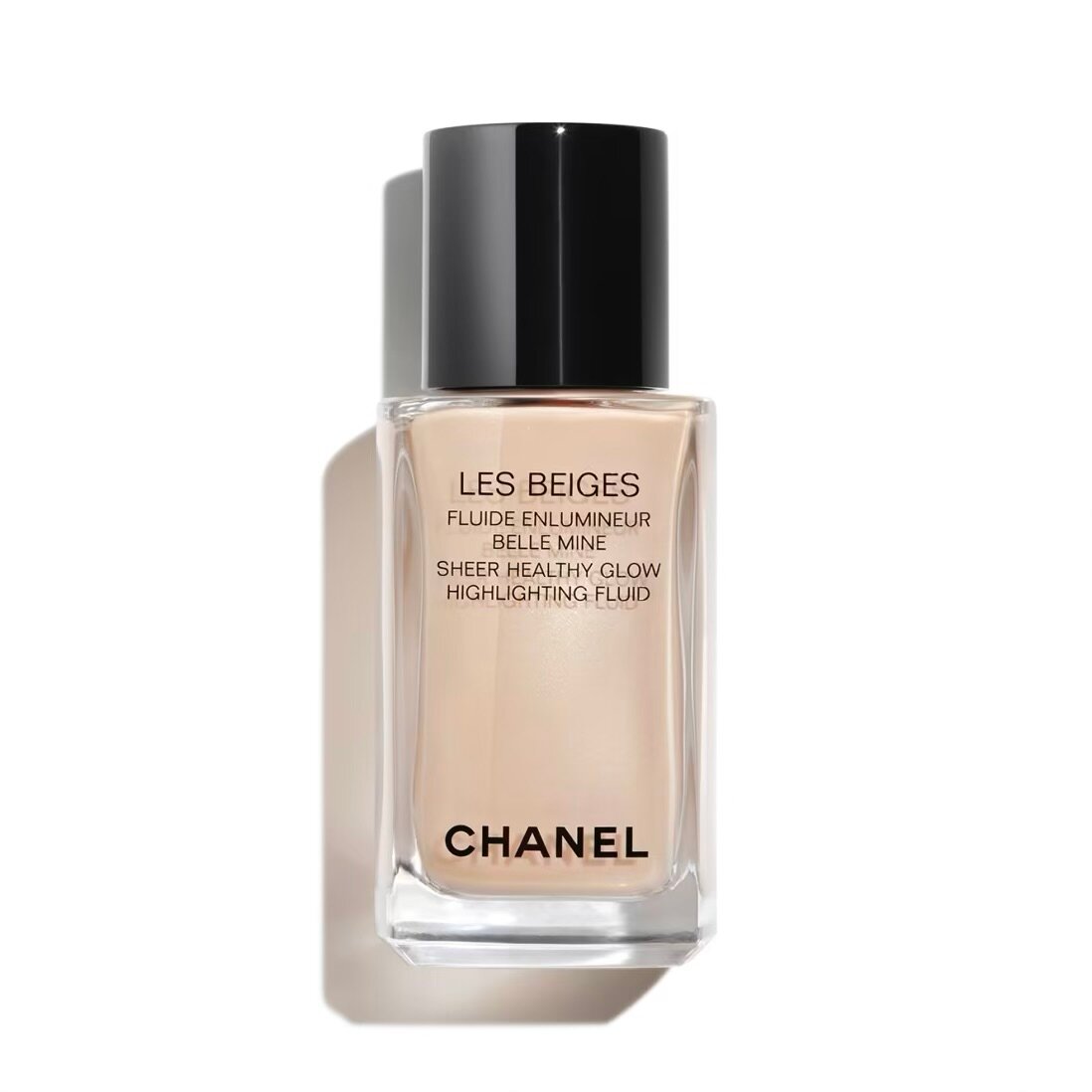 Флюид-хайлайтер CHANEL Les Beiges Belle Mine 30 мл. | Для лица и тела | Цвет Pearly Glow