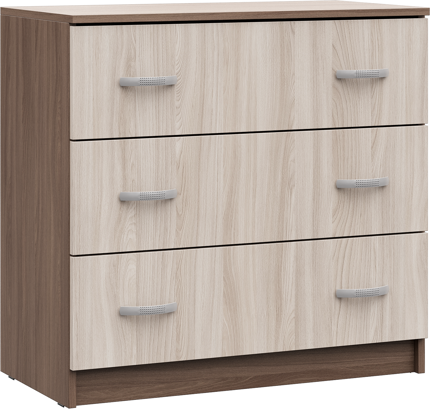 Комод в прихожую КМ 551М Бассо (800х766х414 мм), шимо темный/шимо светлый