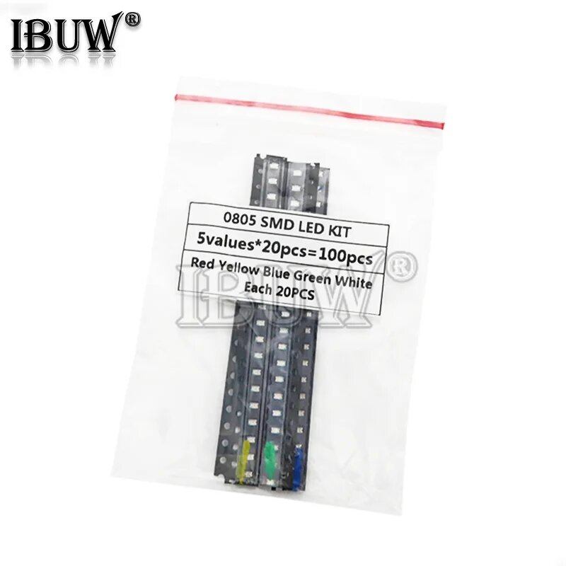 SMD 0805 светодиодный комплект IBUW 100 шт