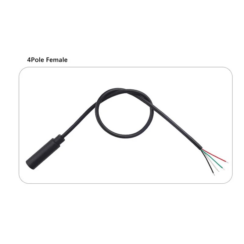 4pole female 4pin, 1m аудиокабель