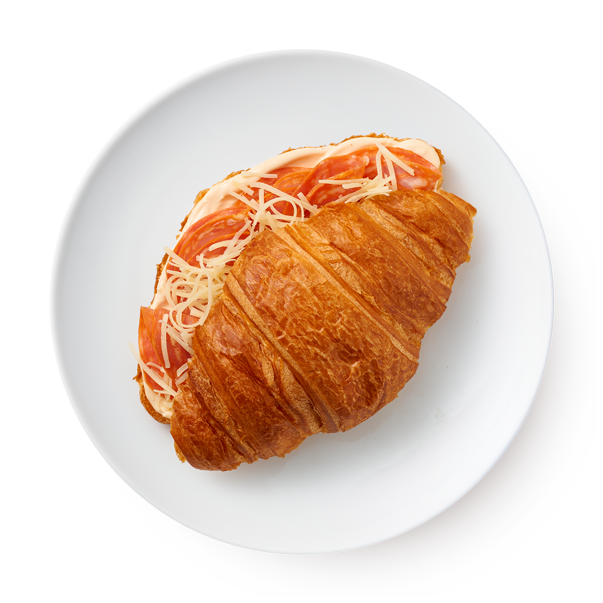 Круассан «Братья Караваевы», с чоризо и сыром пармезан, 135 г, 1 шт