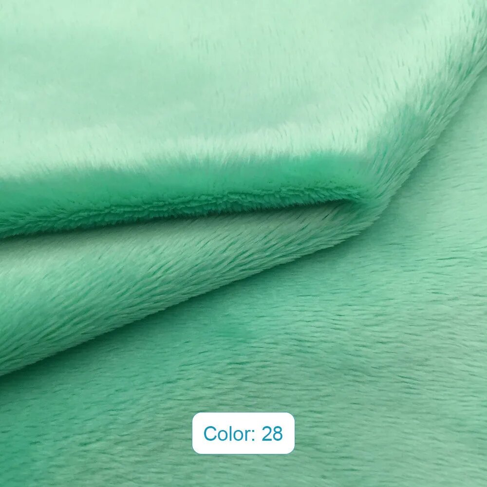 ZYFMPTEX плюшевая ткань Minky 100% полиэстер 45x50 см