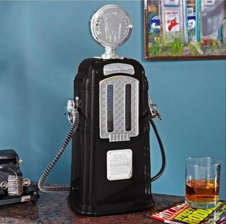 Мини бар бензоколонка. Диспенсер для напитков