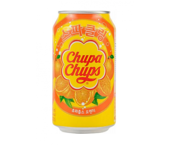 Chupa Chups Orange напиток газированный апельсиновый 345 мл