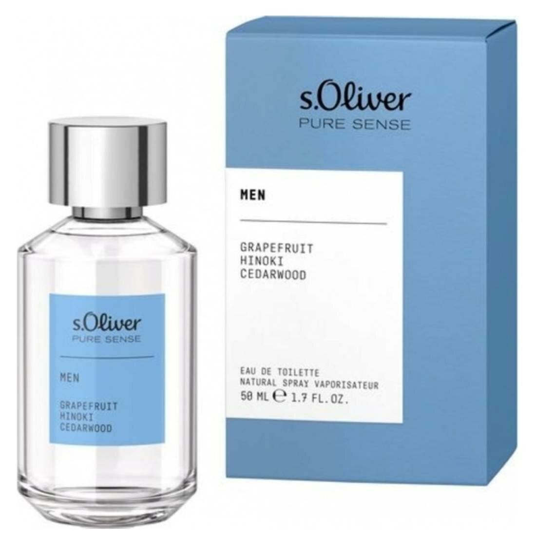 Туалетная вода Мужская S.Oliver Pure Sense Men 50мл