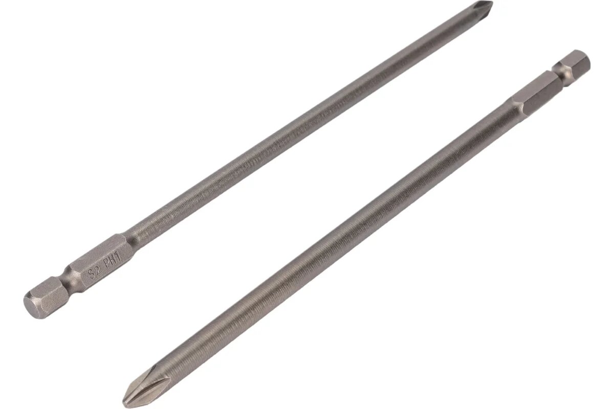 Биты длинные PH1 и PH2 по 150 мм, 2 шт, DRAUMET 8081 - прецизионная оснастка для сборки