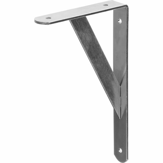 Уголок-кронштейн, усиленный, оцинкованный, STAYER 250х150х30х4 мм