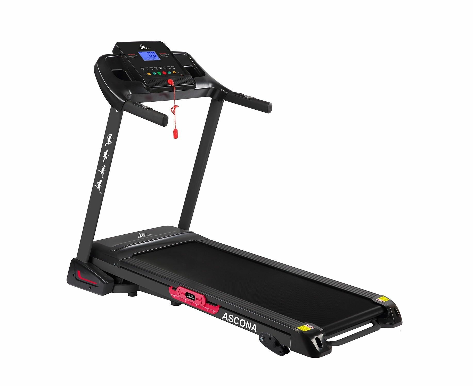 Беговая дорожка DFC "ASCONA T595", складная, система амортизации, черная