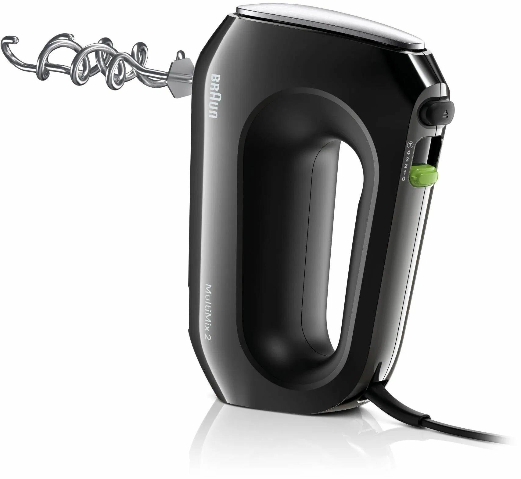 Ручной миксер Braun HM2110BK: 5 скоростей, 500 Вт, черный