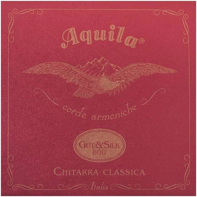 Струны для классической гитары AQUILA GUT & SILK 800 75C