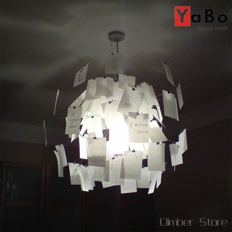 Бумажная люстра