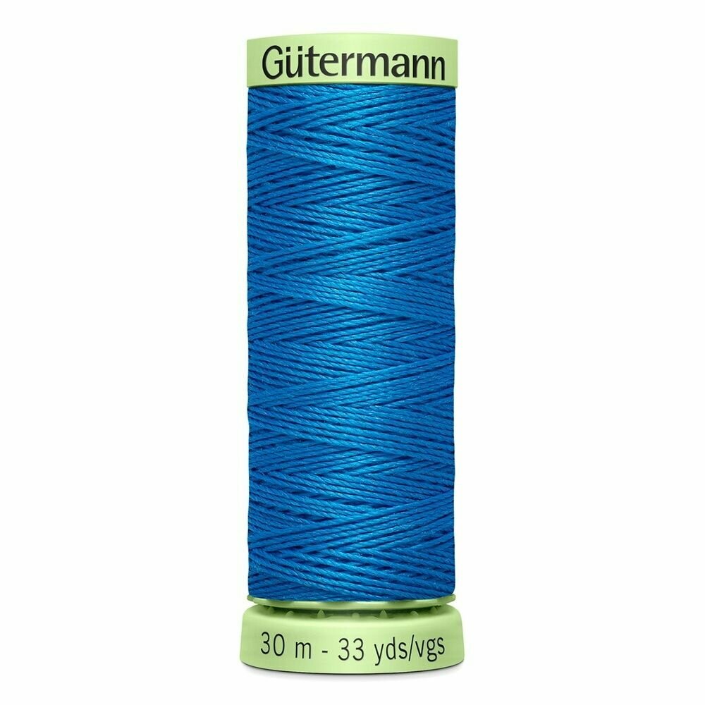 Декоративная нить Gutermann Top Stitch 30/30 м для отстрочки, 100% полиэстер, цвет 386 королевский синий, 5 шт (3)