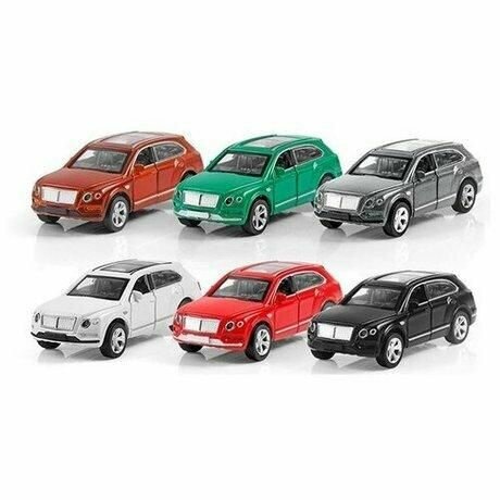 Модель машины Автопарк "Bentley", металл, инерционная, масштаб 1:50, в коробке