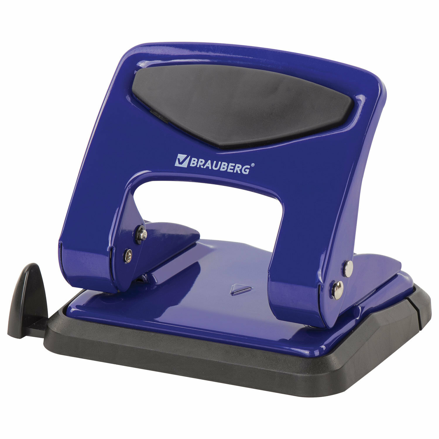 Дырокол Brauberg металлический, до 35 листов, синий (227789)