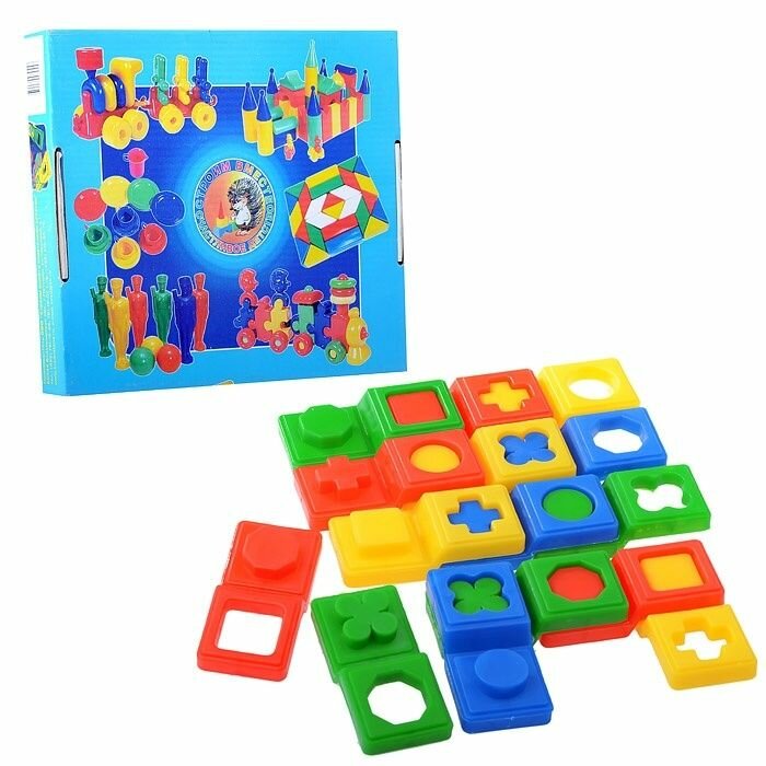 Домино свсд логическое, 15 пластиковых фишек, для малышей (5024)