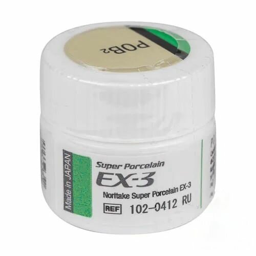 Стоматологический материал Noritake EX-3. Масса керамическая для металлокерамики Норитаки. Паста-опак B2 (6 гр)