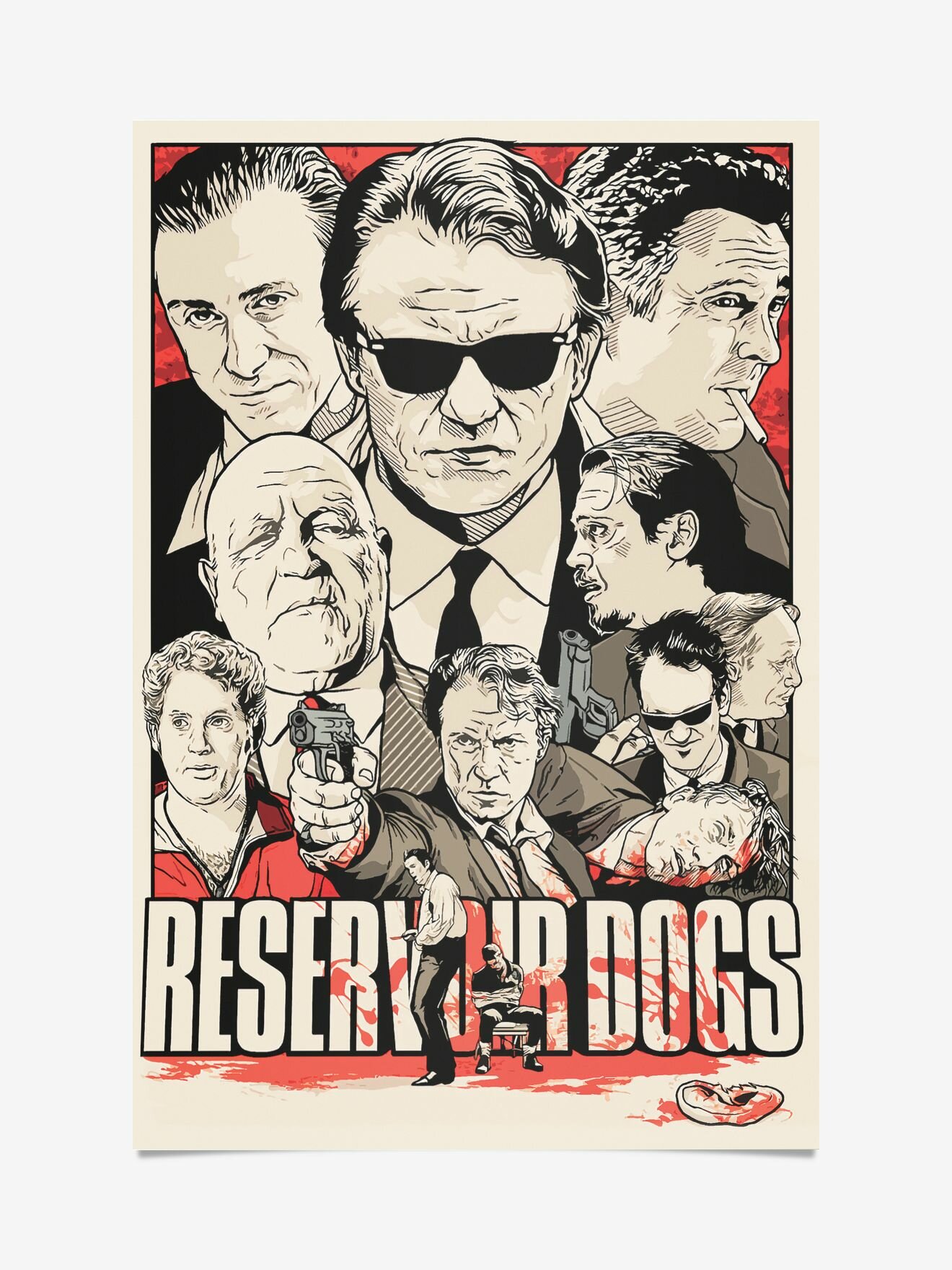 Постер (плакат) по фильму Тарантино: Бешеные Псы 40x60 см. от Poster4me
