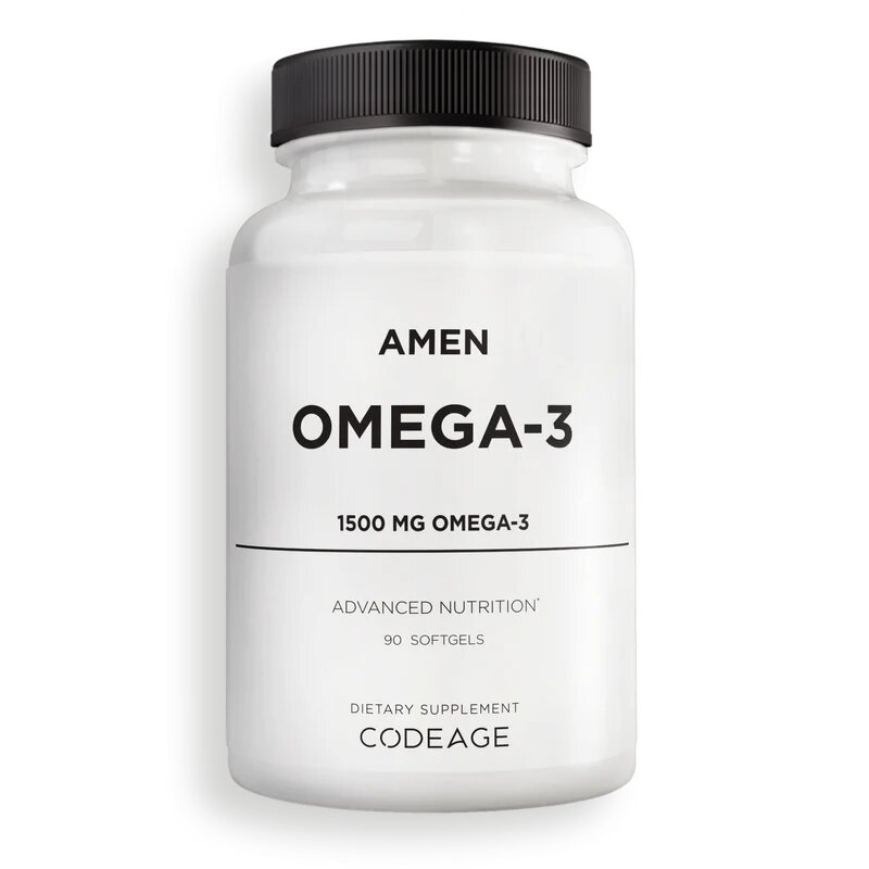 Добавка Codeage, Amen Omega-3, EPA & DHA, 90 желатиновых капсул