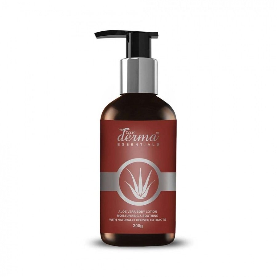 True Derma ALOE VERA Body Lotion, Luster (алоэ вера увлажняющий и успокаивающий лосьон для тела с экстрактами натурального происхождения, Ластер), 200 г.