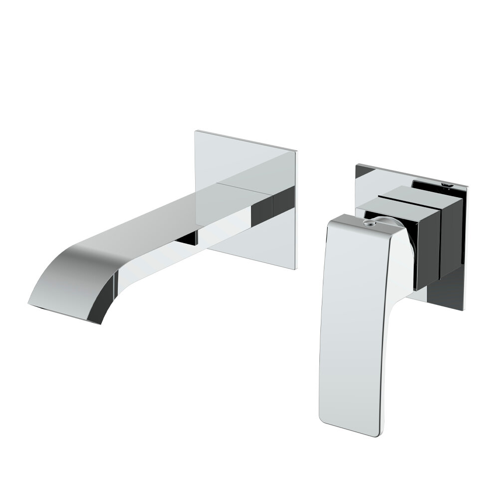 Смеситель для раковины встраиваемый Raglo R02.11, материал латунь, цвет хром