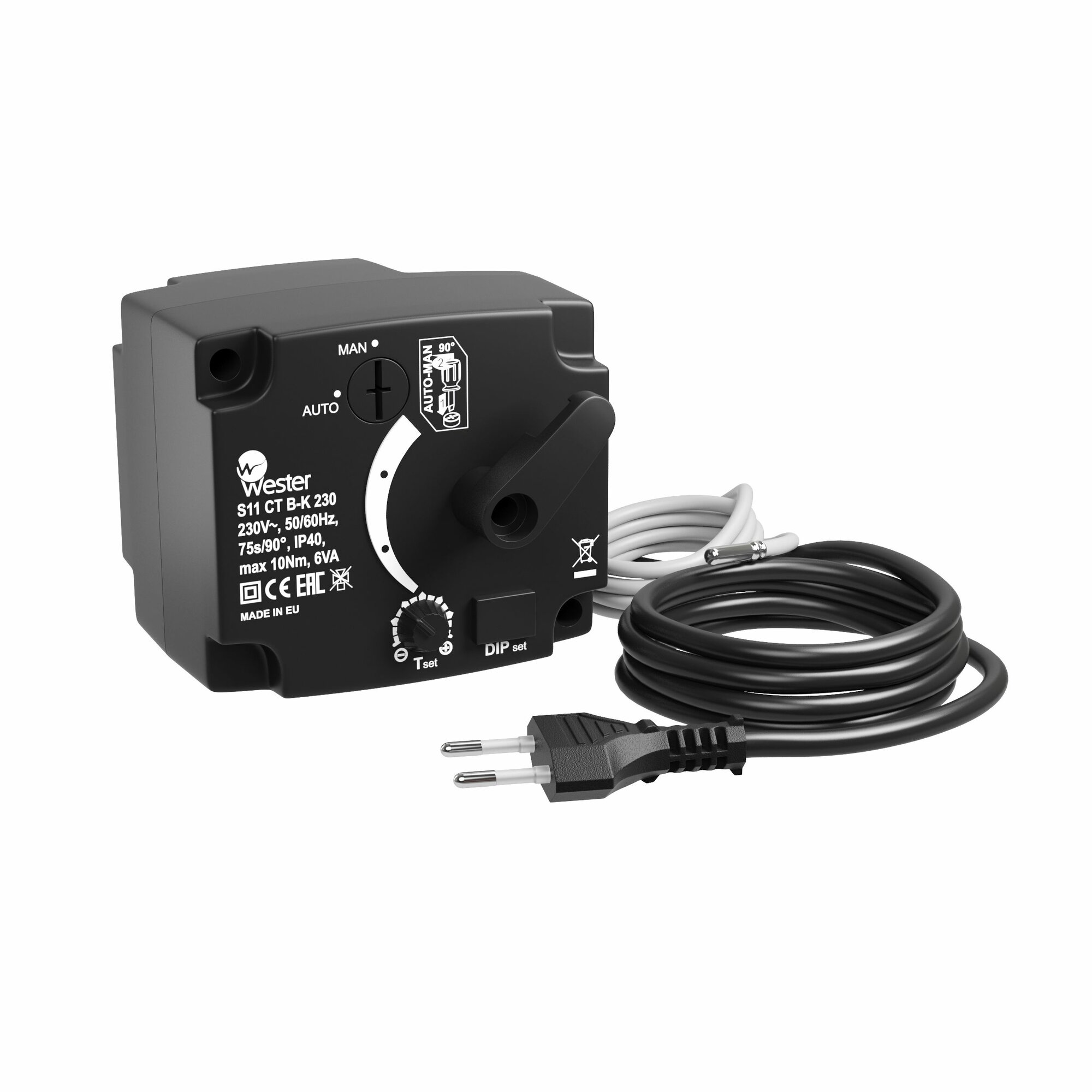 Контроллер Wester S11 CT B-K 230VAC 230 VAC 50 / 60 Hz 75s/90° 10 Nm