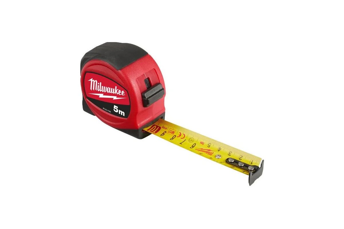 Milwaukee Рулетка SLIM 5 м, ширина ленты 25 мм, компактный корпус, модель 48227706