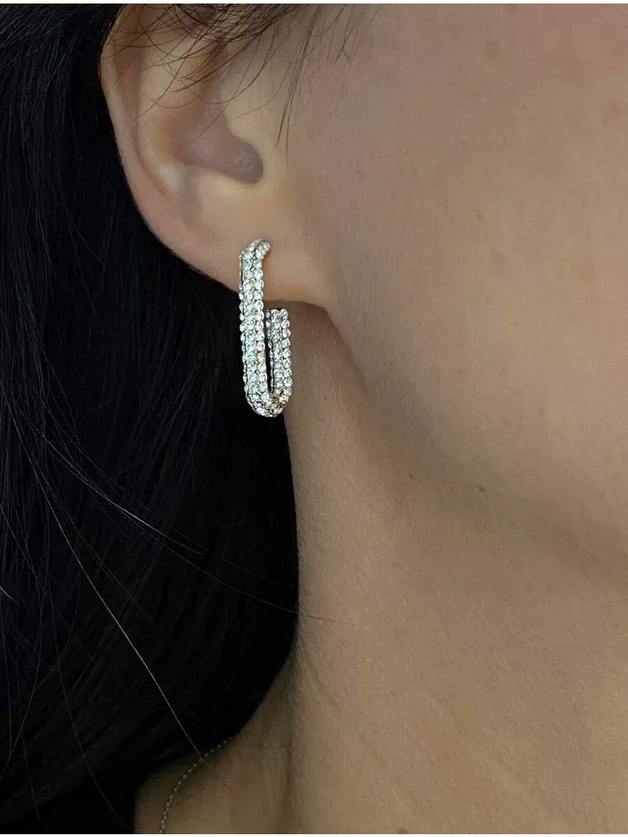 Серьги пусеты, конго