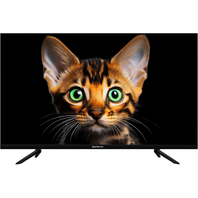 Телевизор 32 Topdevice TDTV32BS01H-BK, HD ready, смарт (WildRed)
