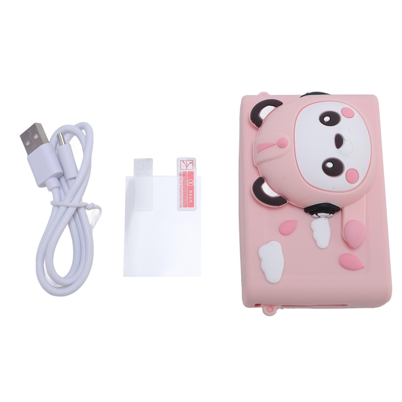 Видеокамера 1080P HD с двумя камерами, многофункциональная, с автофокусом, цифровым встроенным экраном, встроенными игровыми и музыкальными фильтрами, стикерами, компактная, маленькая, для фотосъемки, розовая.