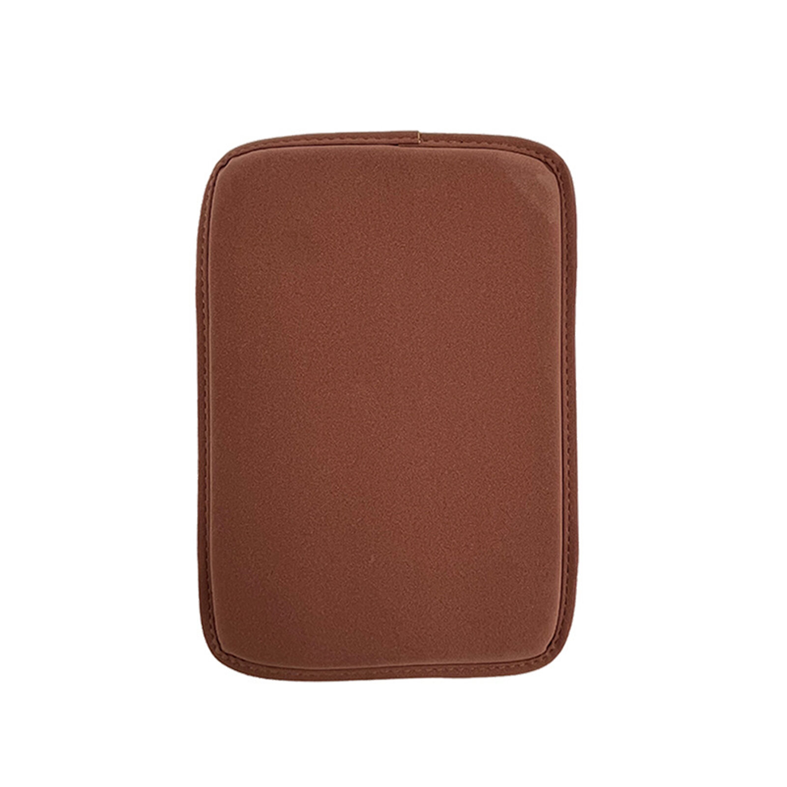 Чехол для центральной консоли автомобиля, Универсальный кожаный подушка для подлокотника автомобиля Антискользящая подушка для центральной консоли для грузовика SUV, Материал: Кожа, Цвет: Темно-коричневый, Размер: 30*21см, Вес упаковки: 100г, В комплект