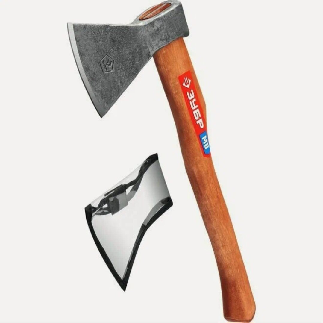 Универсальный кованый плотницкий топор ЗУБР "М8", 800-1050гр, 40см, черный