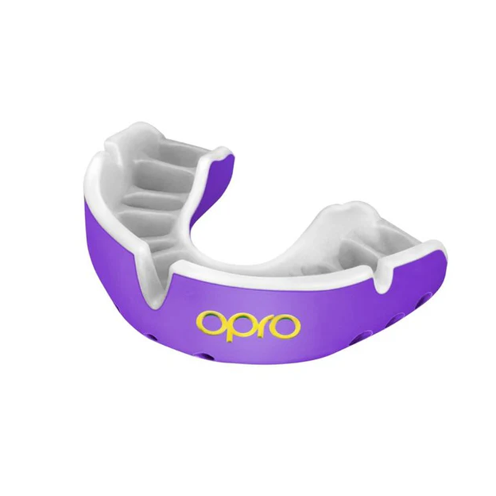 Боксерская капа Opro Gold Purgle/Pearl (Взрослый размер)