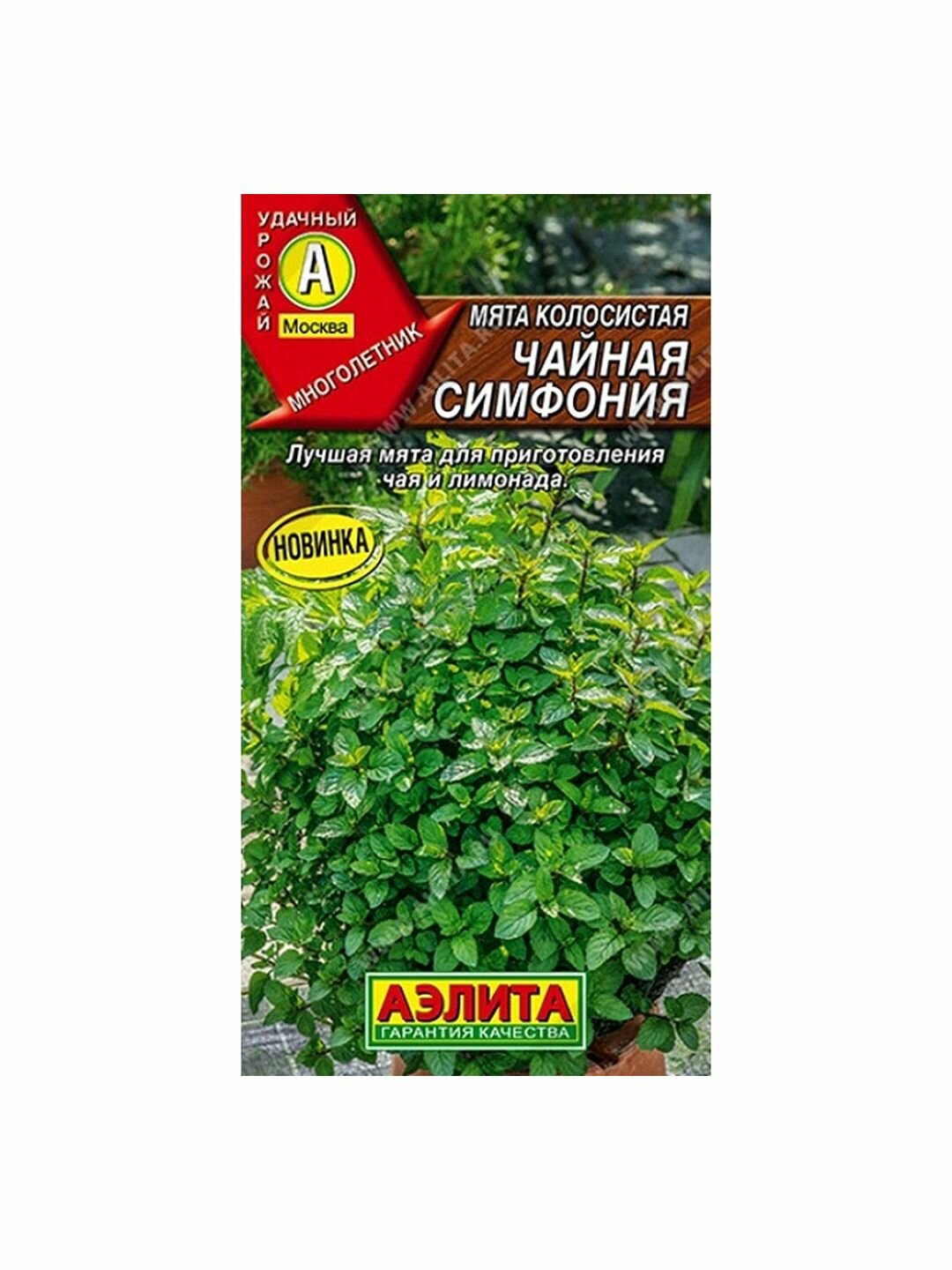 Семена Мята Чайная симфония колосистая, Аэлита, 1 пачка - 0.05г семян