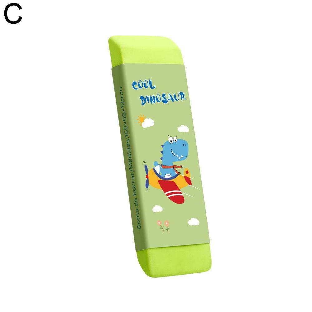 Большой ластик с рисунком из мультфильмов