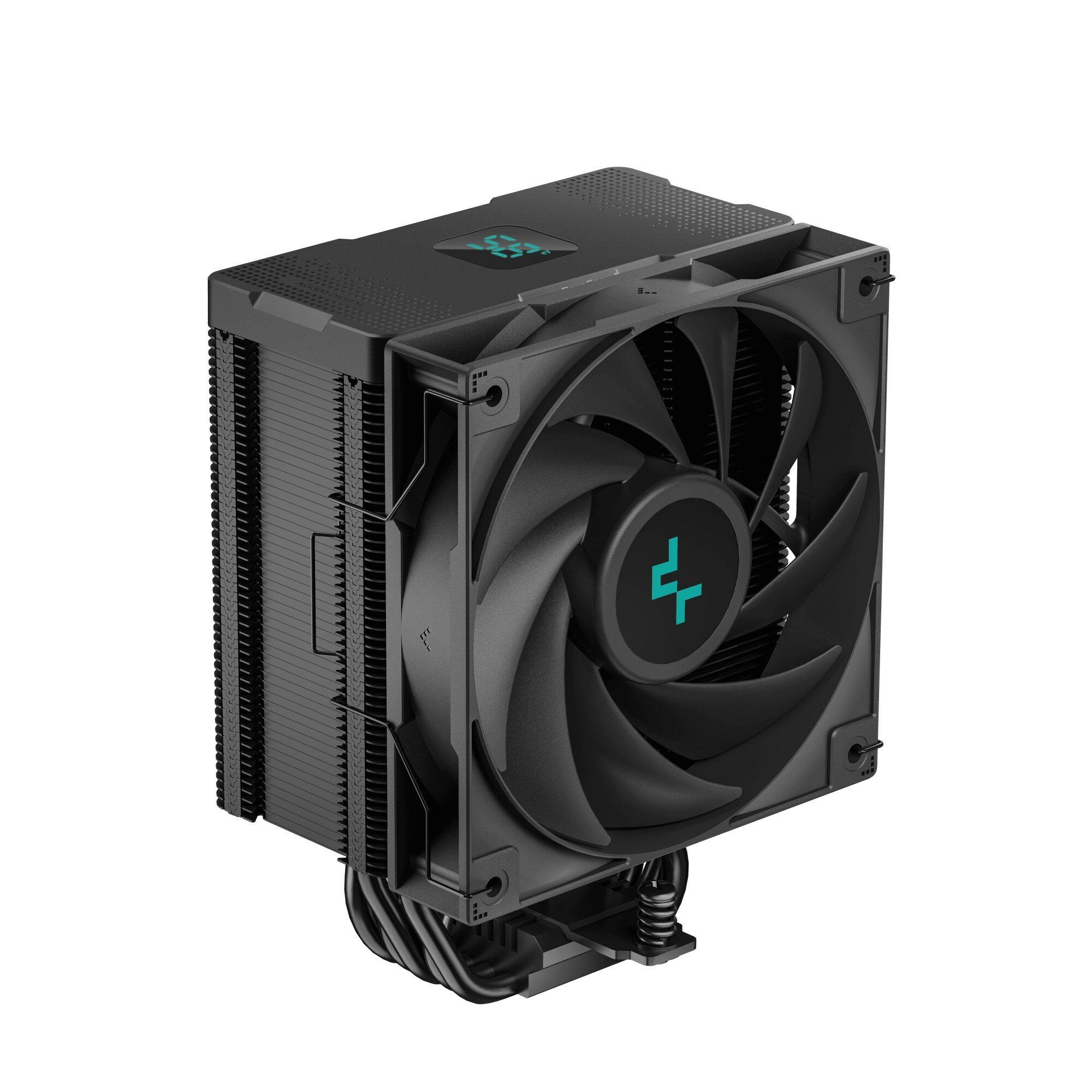 Кулер Deepcool AG500 DIGITAL BK (TDP 240W, 5 heatpipe, 120x25мм PWM, 845г, 125?95?158мм)