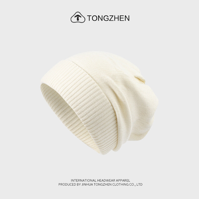 Мужская и женская шапка Dui Dui, двухслойная, утолщенная, зимняя, вязаная, шерстяная, ветрозащитная, теплая, головной убор