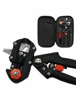 Прививочный секатор с набором ножей, сучкорез садовый, ножницы для плодовых деревьев