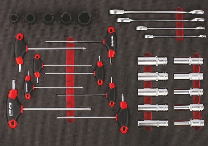Ложемент с инструментом 4-ый ящик инструментальной тележки PRO, IZELTAS, 8241004027, 13000002398