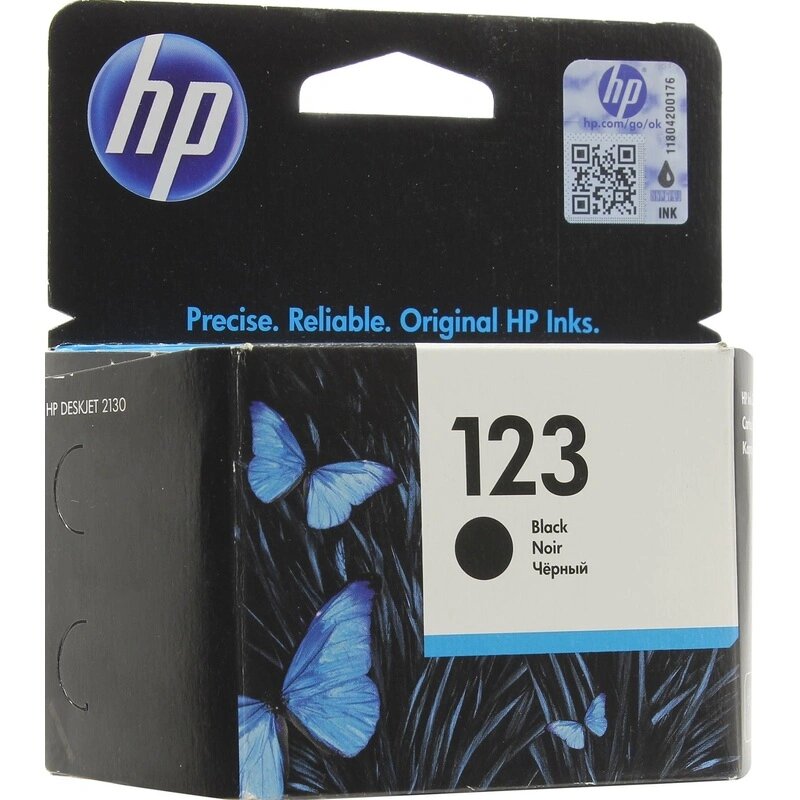 Картридж струйный HP 123 F6V17AE чер. для DL 2130