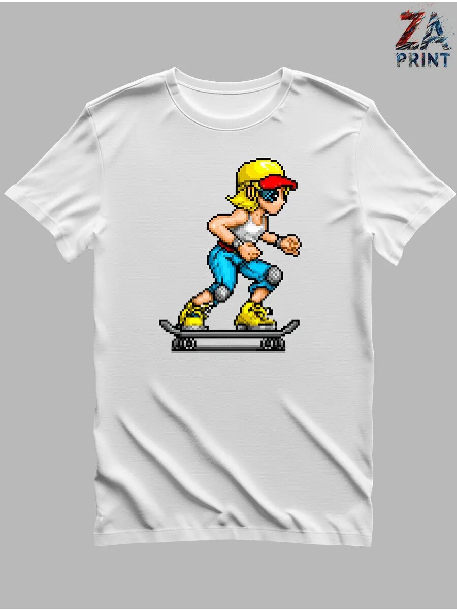 Футболка 8 бит принт