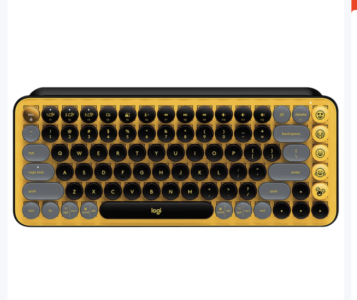 Беспроводная клавиатура Logitech POP Keys Cherry MX Brown, фиолетовый, английская