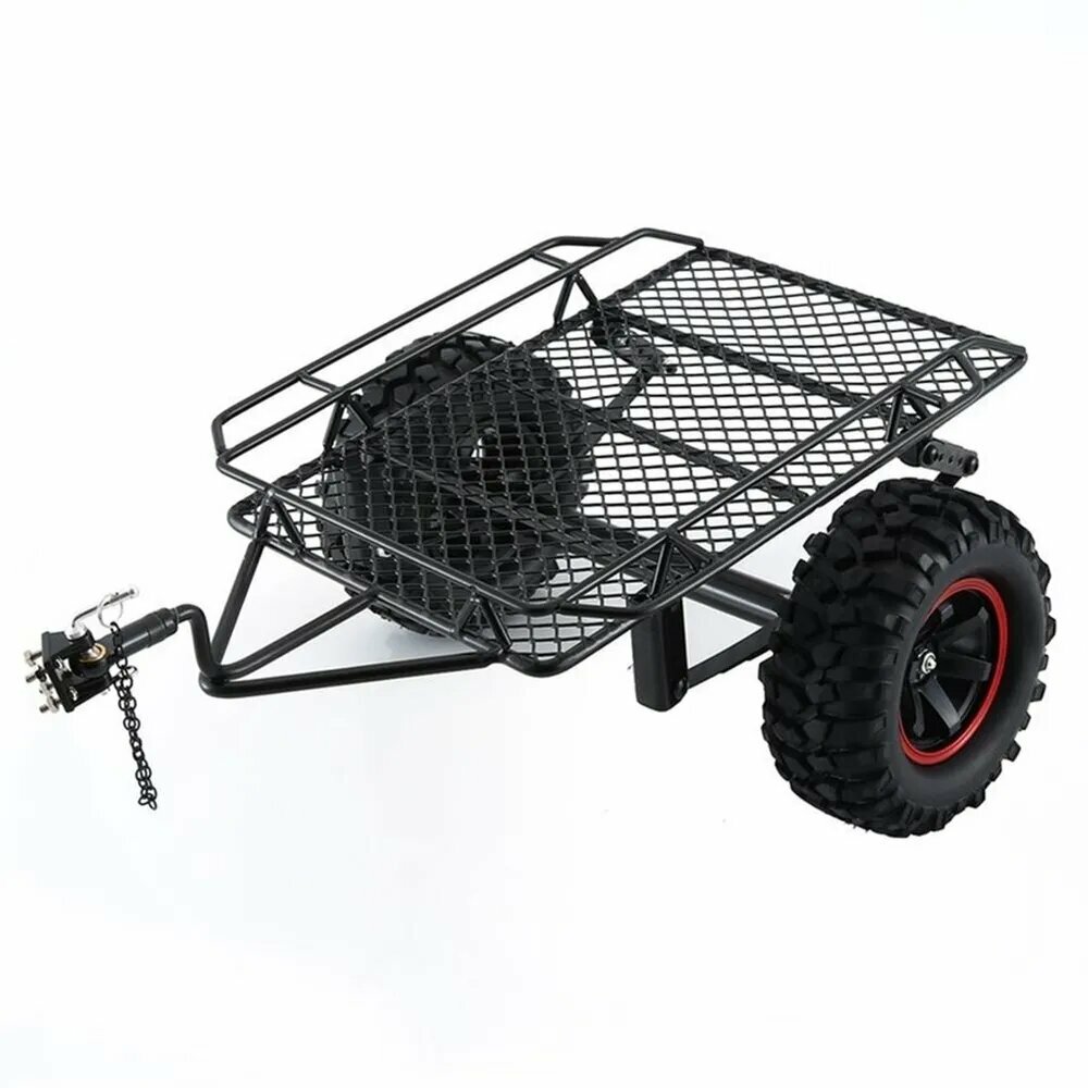 KNOW EASY-Металлический прицеп-хоппер для автомобиля Axial SCX10 Traxxas Trx4 RC4WD