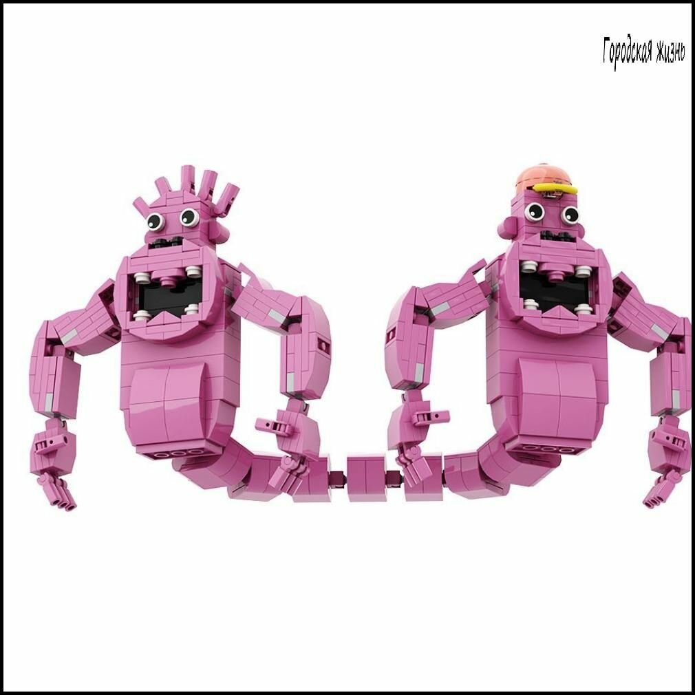 Конструктор детский игрушка MOC Фигурк Бан бан Комплект Гарден оф БанБан монстр, Garten of Banban 4, Подарок на день рождения для мальчиков и девочек