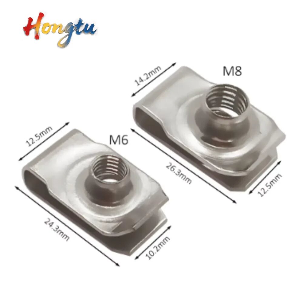 Набор крепежных зажимов U-образных из нержавеющей стали М8