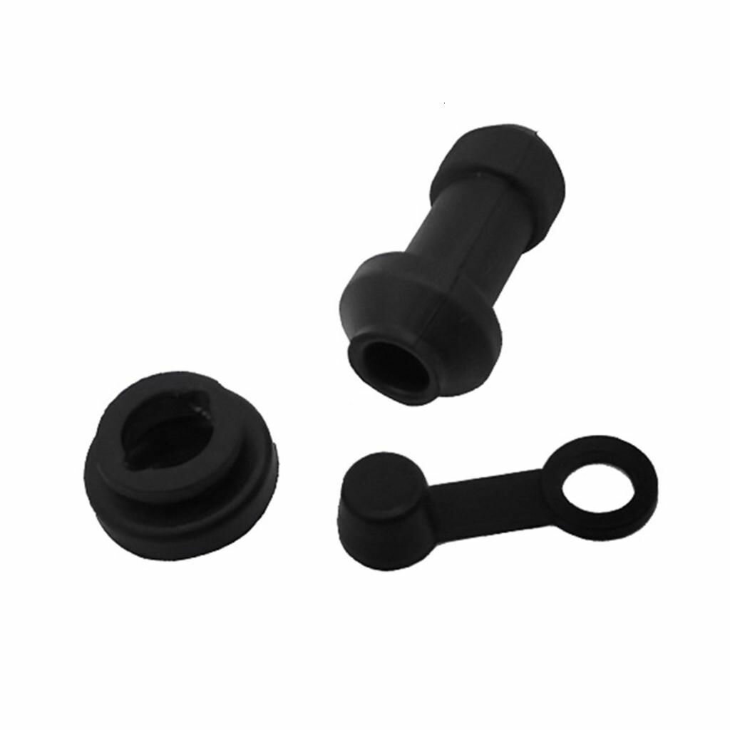 1 комплект из 3-х, кронштейн нижнего насоса тормоза мотоцикла, суппорт, амортизирующий пылезащитный чехол